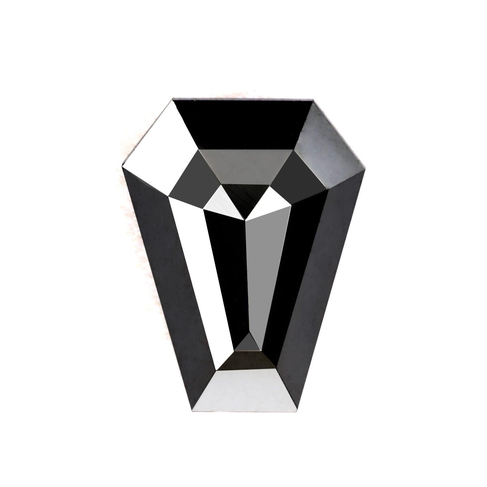 Coffin Cut Calibrated Natural Black Diamond For Engagement Ring - USA